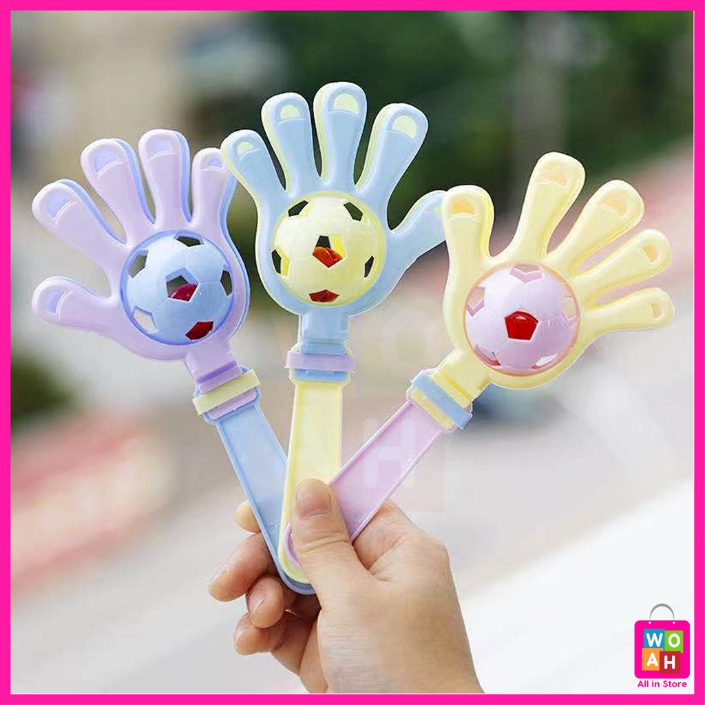 WOAH Baby Rattle Shake Clapping Hands Toy Cheering Bell BT0113 | Shopee ...
