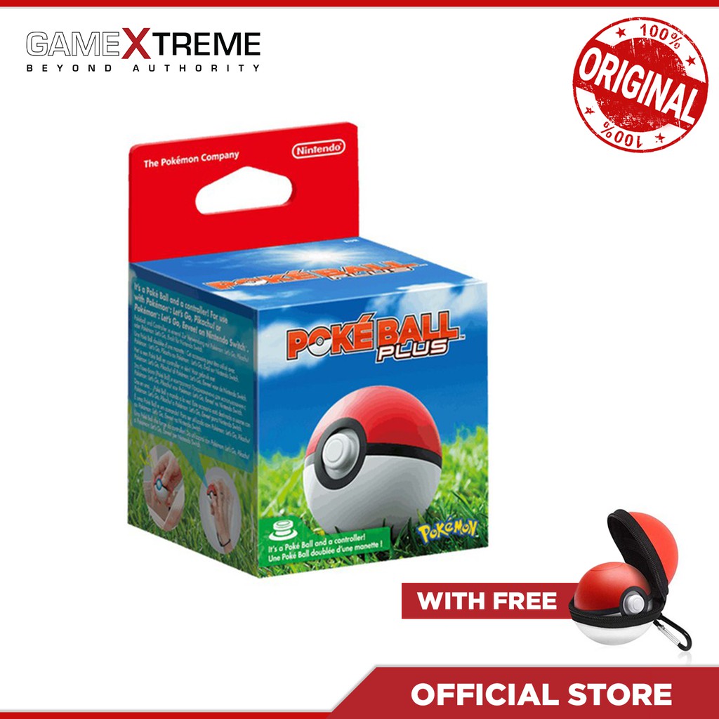 Pokeball plus w/ Free Hori Pokeball Case | Shopee Philippines