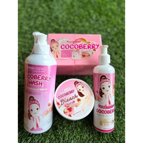 COCOBERRY SET (SOAP, BLEACH, LOTION & BODYWASH) | Shopee Philippines