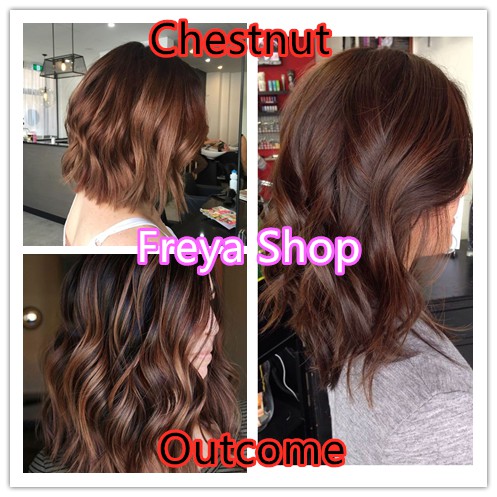 Chestnut Permanent Hair Color oxidant bleach set ( 44.77 Bremod Brand ...