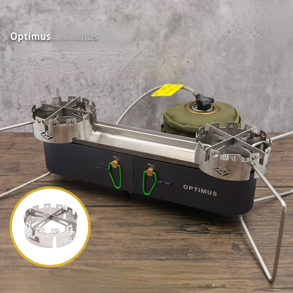 Swedish Optimus Gemini Folding Double-Headed Stove Dedicated Stainless ...