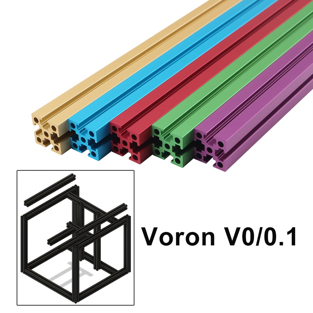 Voron V0 V0.1 3d Printer 1515 Aluminum Extrusion Profile Frame Kit ...
