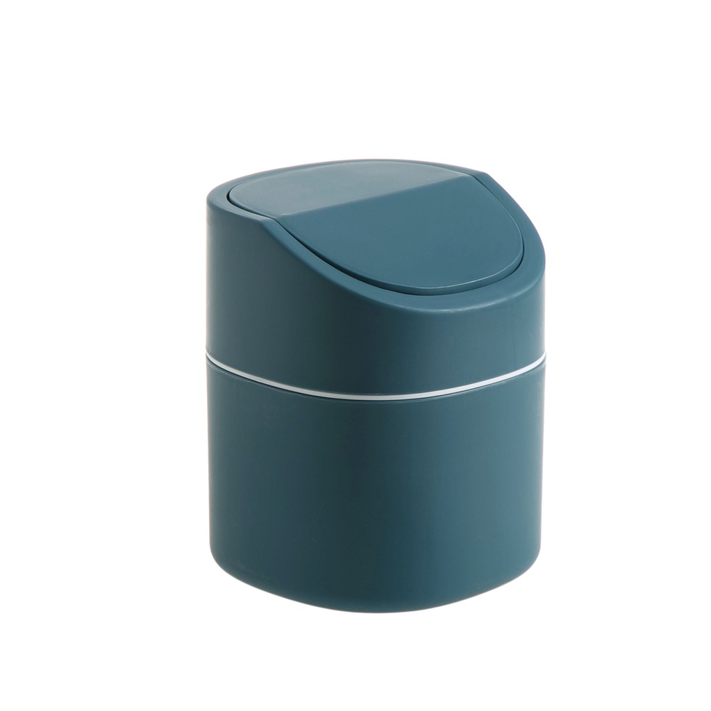 JUJIAJIA Household Mini Flip Table Garbage Bin Desktop Wastebasket ...