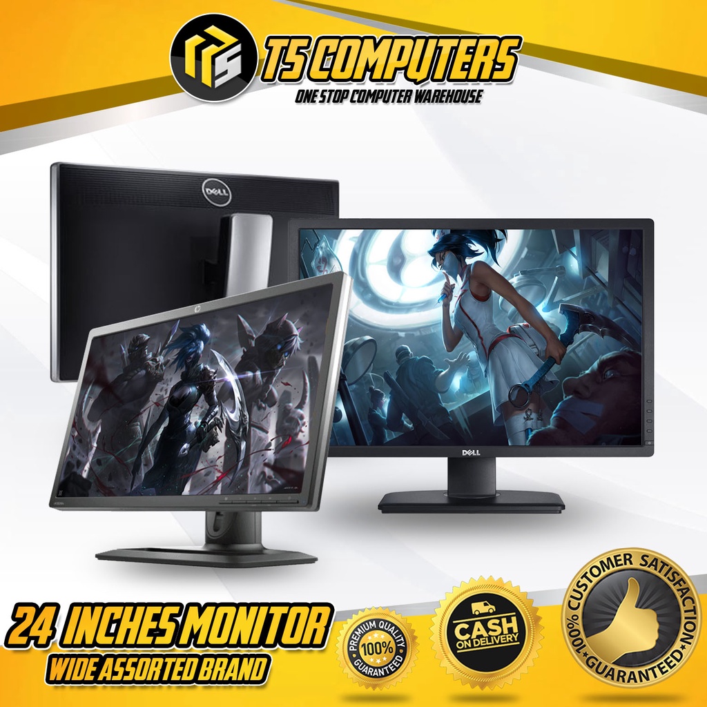 24" Inches LED/LCD Monitor ( Assorted Brand ) | Shopee Philippines
