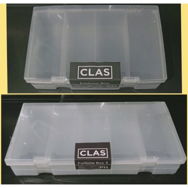 CLEAR and BLACK Fortune Box with 4 to 5 Partitions (Money Box) | Shopee ...