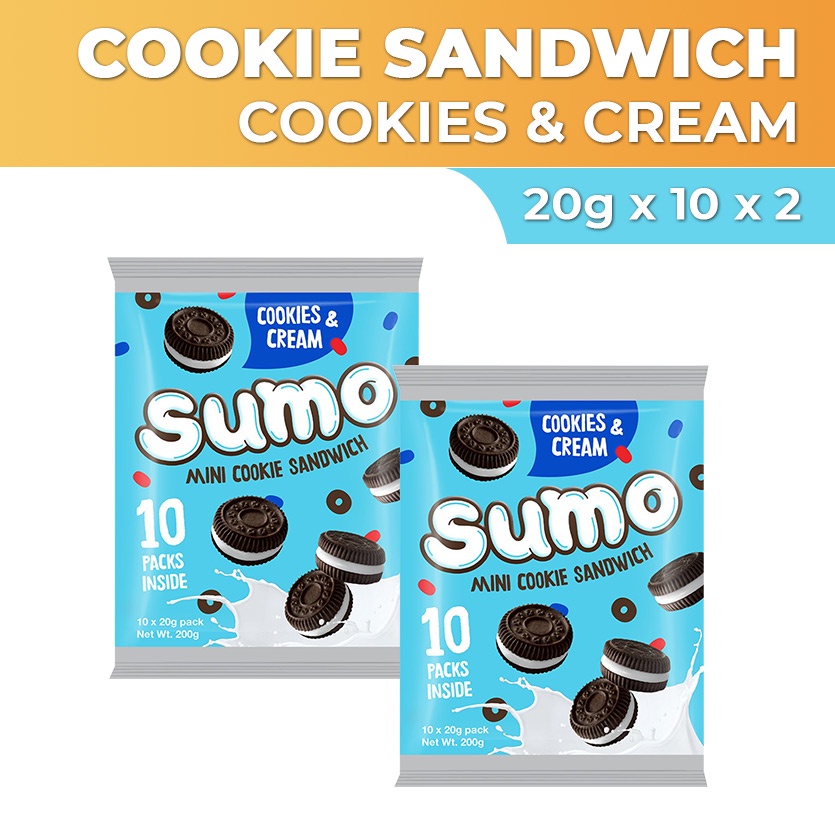 Nissin Sumo Mini Cookies & Cream 20g x 10 X 2 | Shopee Philippines