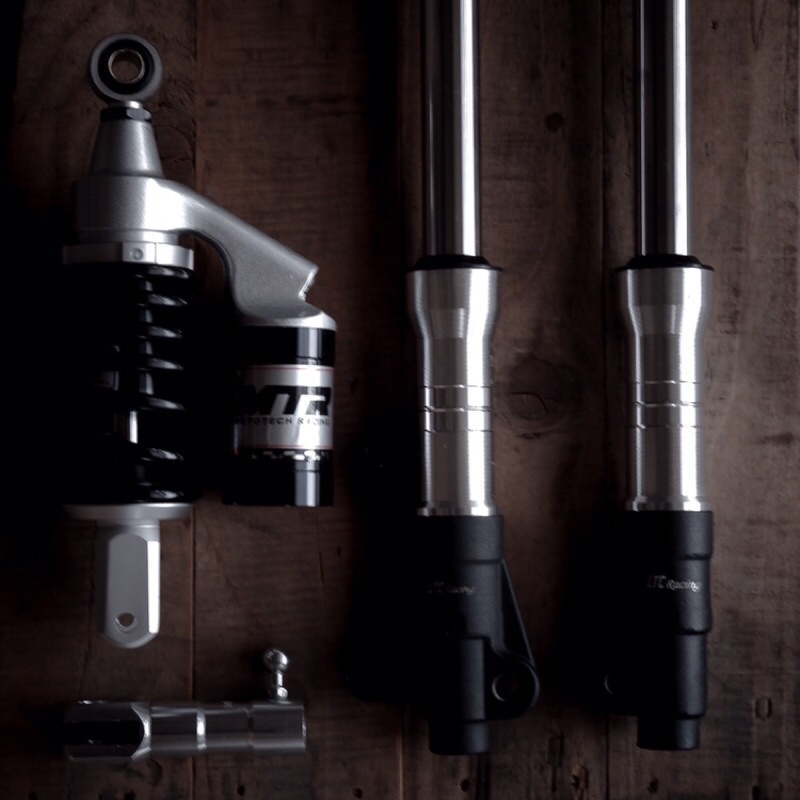 TABASKO stance rear front shock with canister set tabas functional ...