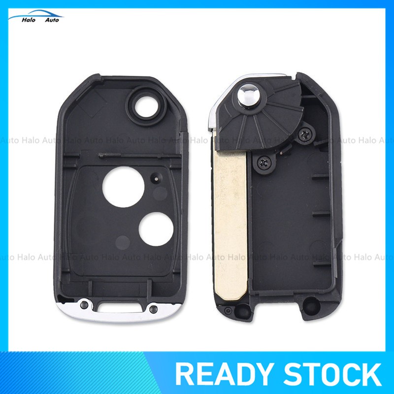 Zerui Modify Flip Key Car Key Case for Honda Foldable Keyblade (2 ...