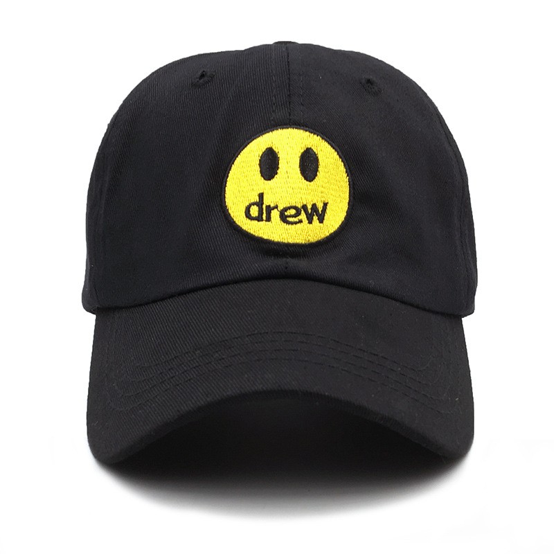 Explosion drew smiley embroidered baseball cap men and women wild hat ...