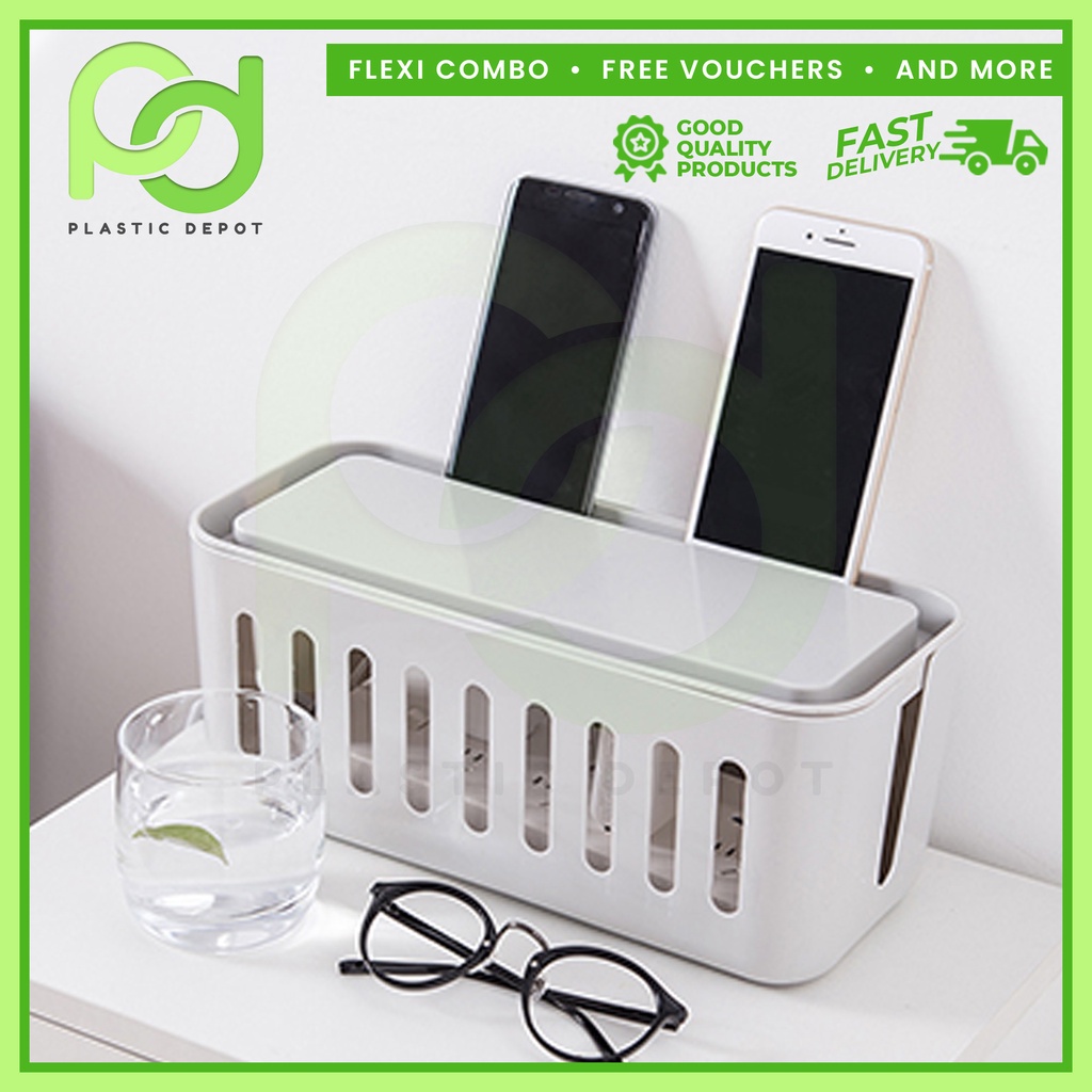 Cable Tidy Box Electrical Cables Storage Box Wire Organizer | Shopee ...