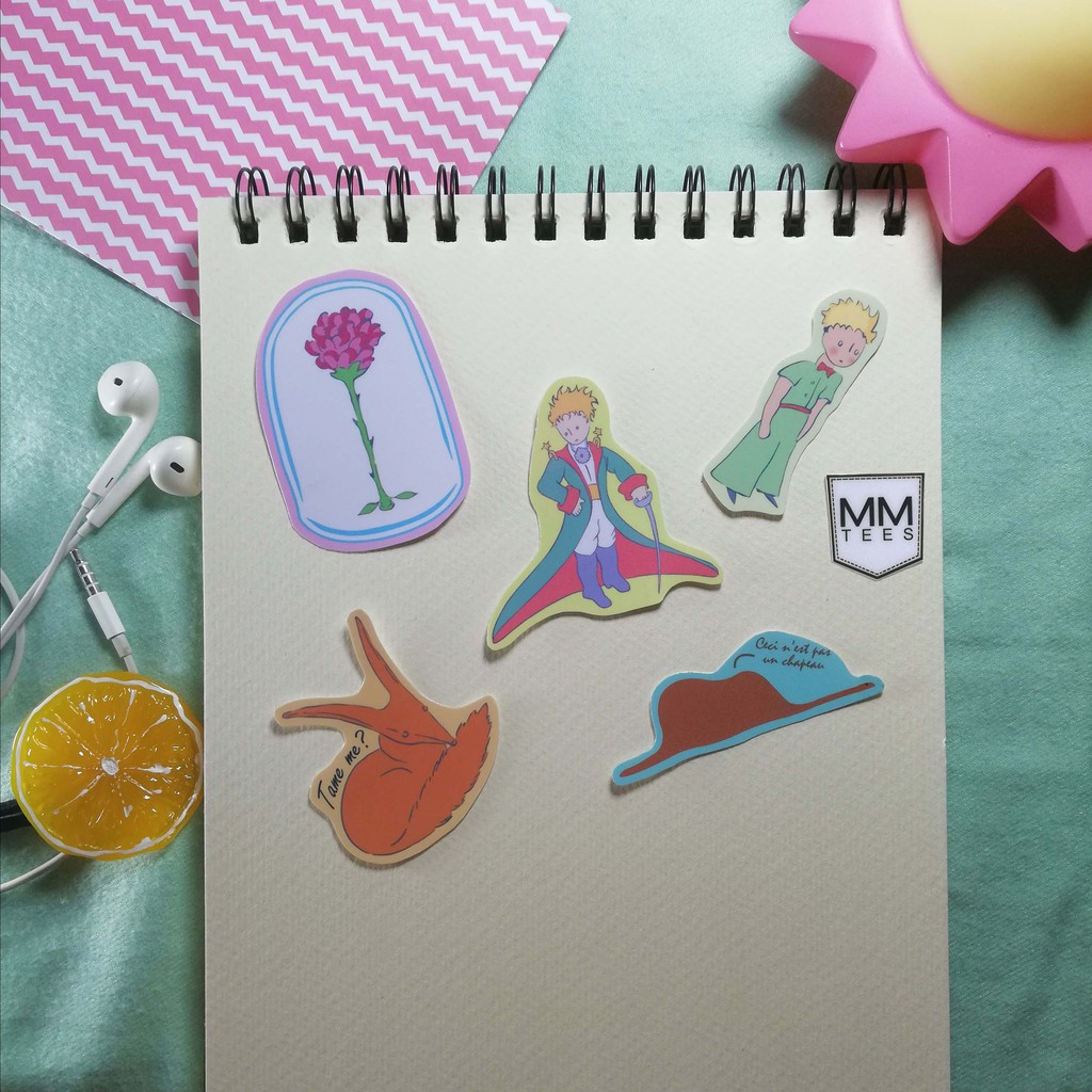 THE LITTLE PRINCE WATERPROOF LAMINATED VINYL STICKER PACK | Shopee ...