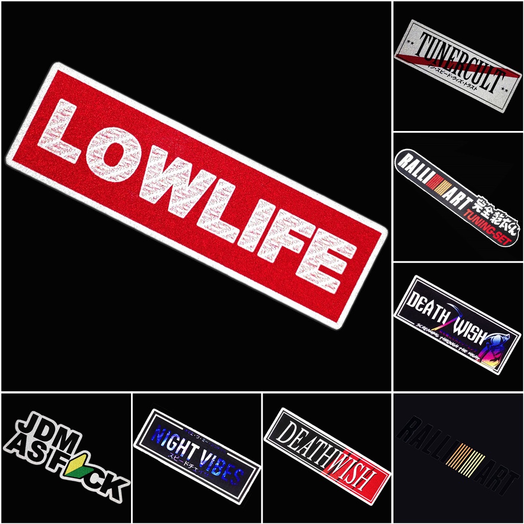 JDM car stickers racing stickers rear window decals car window stickers ...