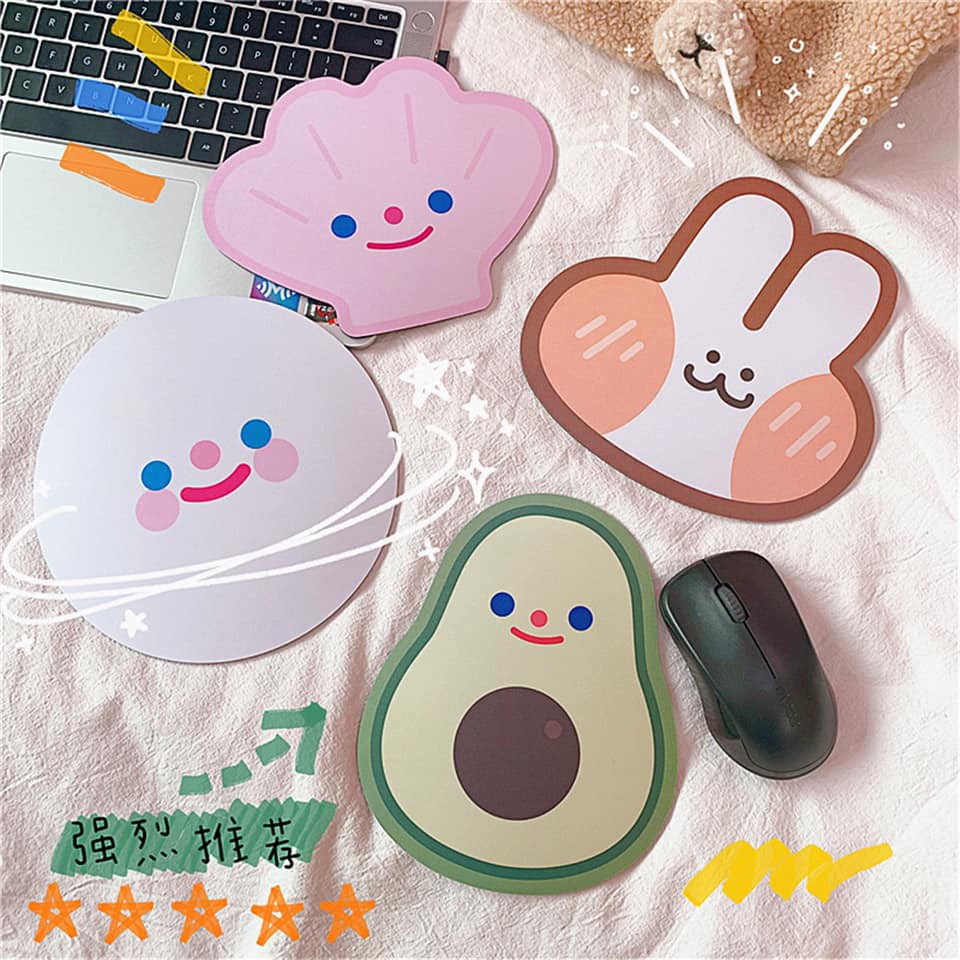Japanese Mouse Pad for Gaming PC Laptop for Mac Cute Smiley Cloud ...