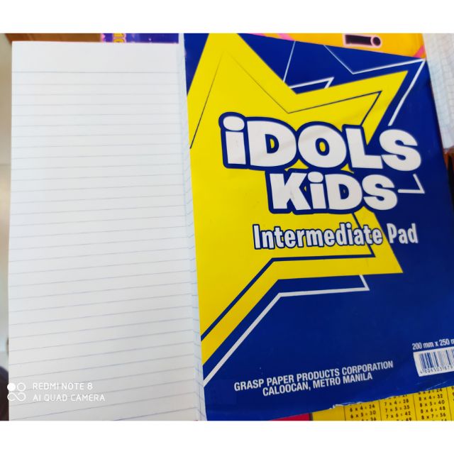 10pads Intermediate pad paper | Shopee Philippines
