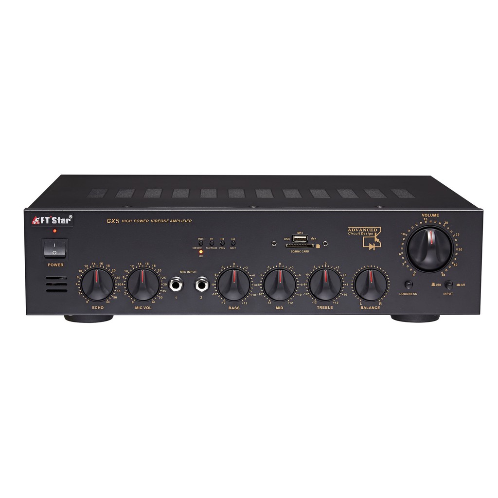 Professional GX5 PRO High Powered Amplifier 600W (Black) | Shopee ...