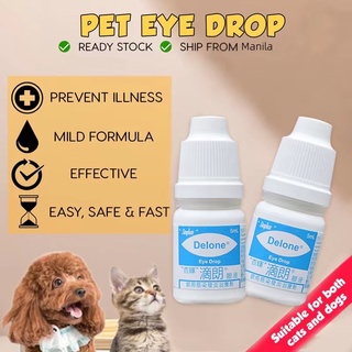 Sinphar 5ml Delone Dog Eye Drops Cat Eye Drops Pet Eye Drops | Shopee ...