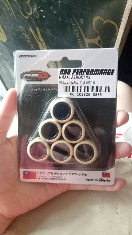 RS8 FLYBALL ROLLERS AEROX NMAX M3 MX | Shopee Philippines