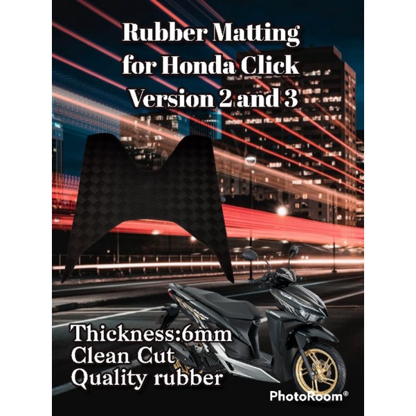 Honda Click Version 2 and 3 Rubber Matting / Honda click accessories ...