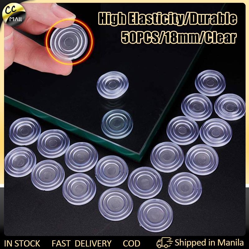 50PCS Glass Table Top Bumpers Noise-Dampening & Buffering Easy to Peel ...