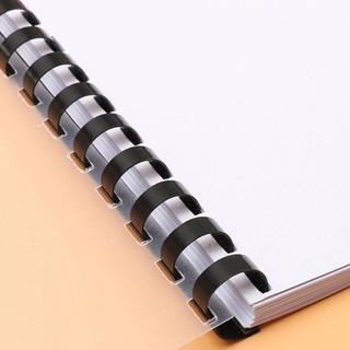 Plastic Comb Binder Rings PVC Plastic Binder Comb Coil Loose-Leaf A4 ...