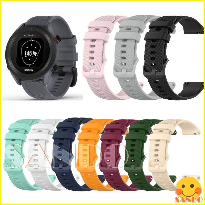 Garmin Approach S12 Golf Watch soft silicone strap smart watch ...