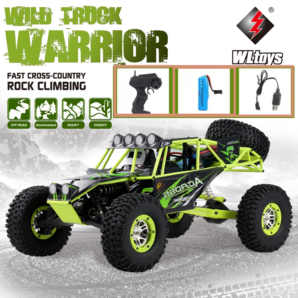 (COD)1:16 RC Car 20KM/H 4WD Remote Control Vehicle 2.4Ghz Monster Truck ...
