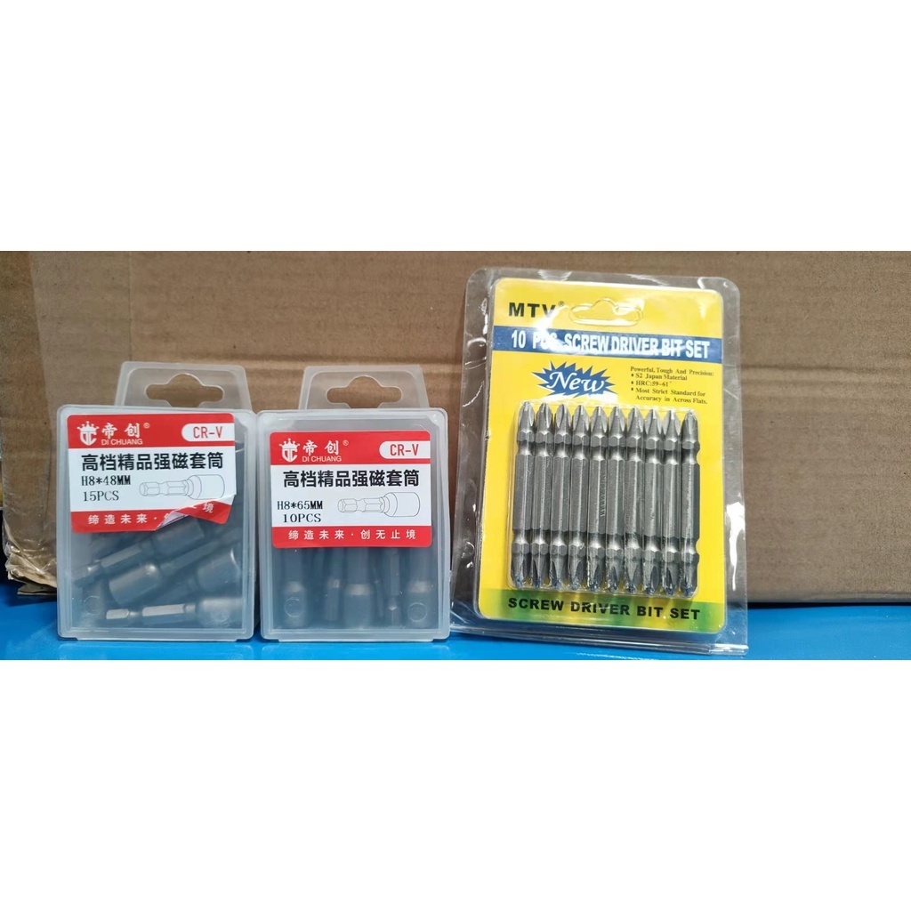 COD PER 1PCS Magnetic Nut Setter Tex Screw Adaptor Screw Driver Bit Nut ...