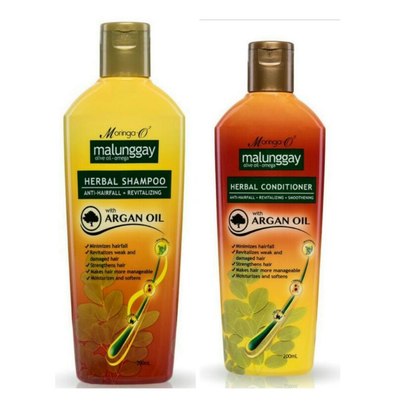 MORINGA O HERBAL SHAMPOO WITH ARGAN OIL 200ml | Shopee Philippines
