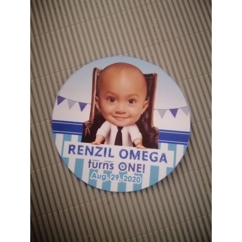 Boss baby ref magnet souvenir circle shape | Shopee Philippines