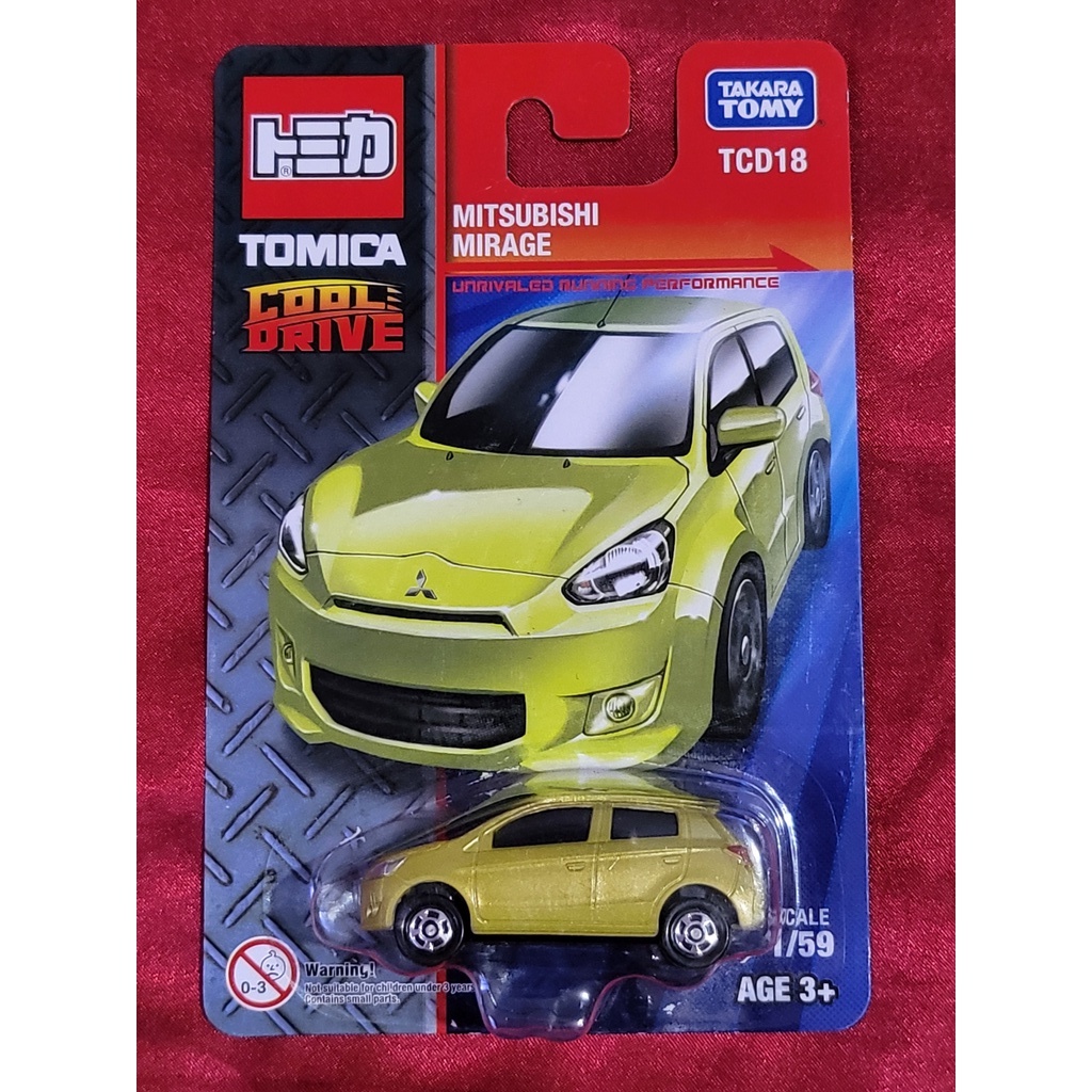 Tomica Cool Drive TCD-18 Mitsubishi Mirage (Metallic Yellow) (Takara ...