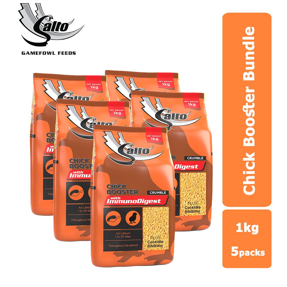 Salto Chick Booster Crumble, 1kg (Bundle of 5 pcs) | Shopee Philippines