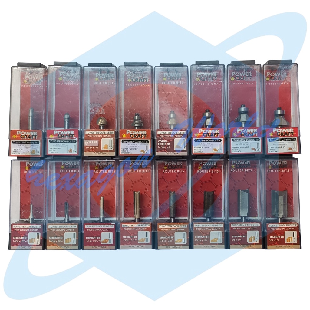 Power Craft Router Bits / Straight Bit / Corner Round Bit / Core Box ...