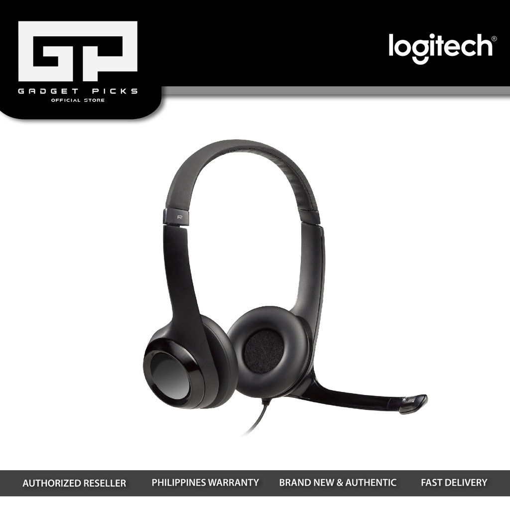 Logitech H390 Office Headset with Noise-Cancelling Microphone | Shopee ...