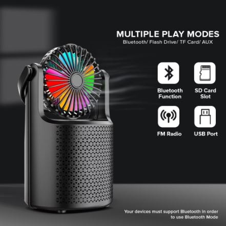 ZQS 1440 Super Bass Portable Wireless Karaoke Bluetooth Speaker with ...