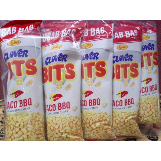 Leslie's Clover Bits Taco BBQ (40g x 10 packs) | Shopee Philippines
