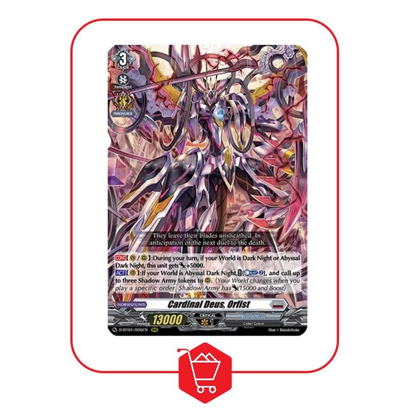 Cardfight Vanguard Singles Brandt Gate Cardinal Deus, Orfist | Shopee ...