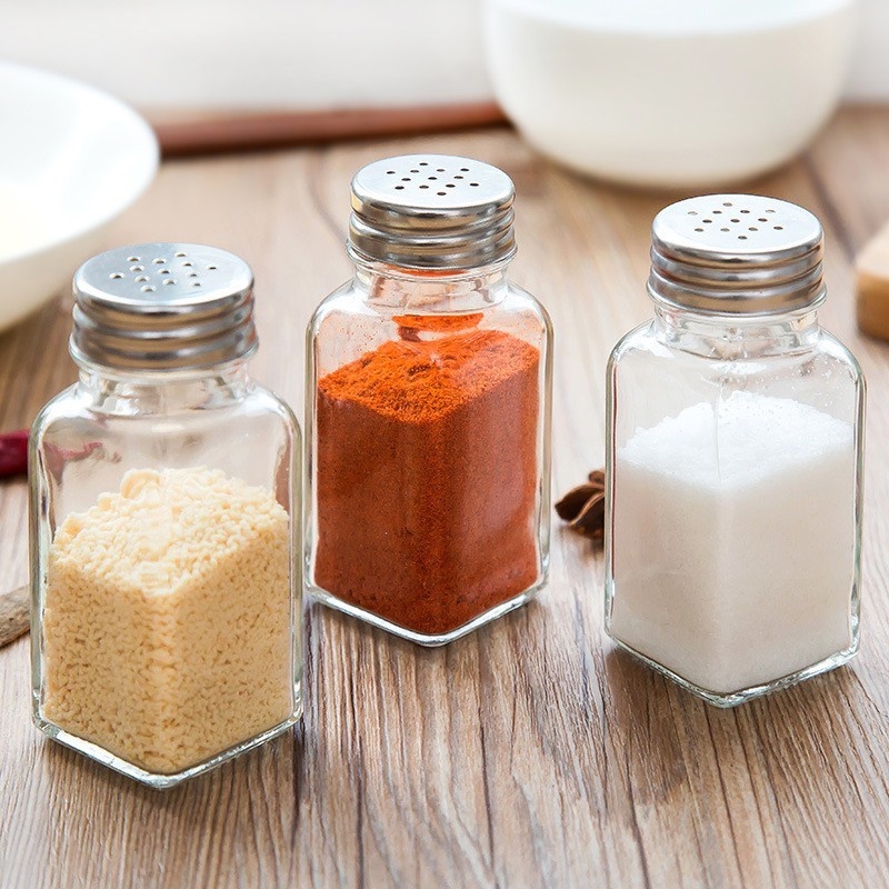 Kitchen Condiment Container Sugar Salt Pepper Flour Bottle | Shopee ...