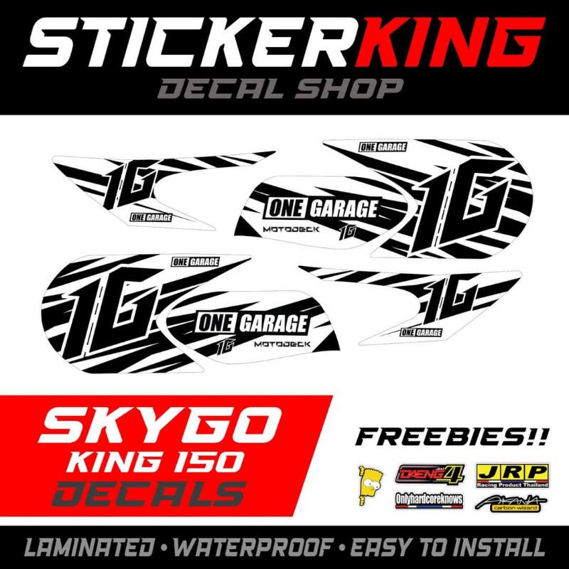 Skygo King 150 1G Motodeck (White) | Shopee Philippines