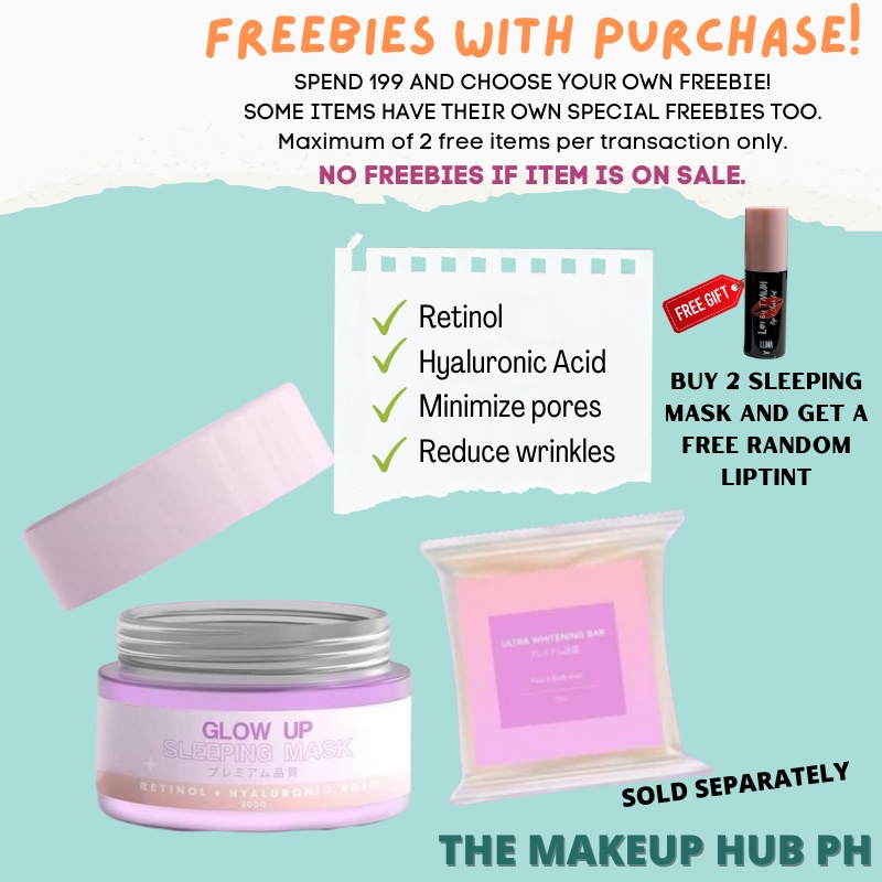 BLV2 Glow Up Sleeping Mask with Retinol and Hyaluronic acid | Ultra ...