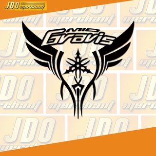 YAMAHA Gravis Visor Sticker decals | Shopee Philippines