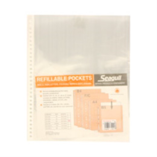 Seagull Clearbook Refill Jc330 A4 10sheets 30holes | Shopee Philippines