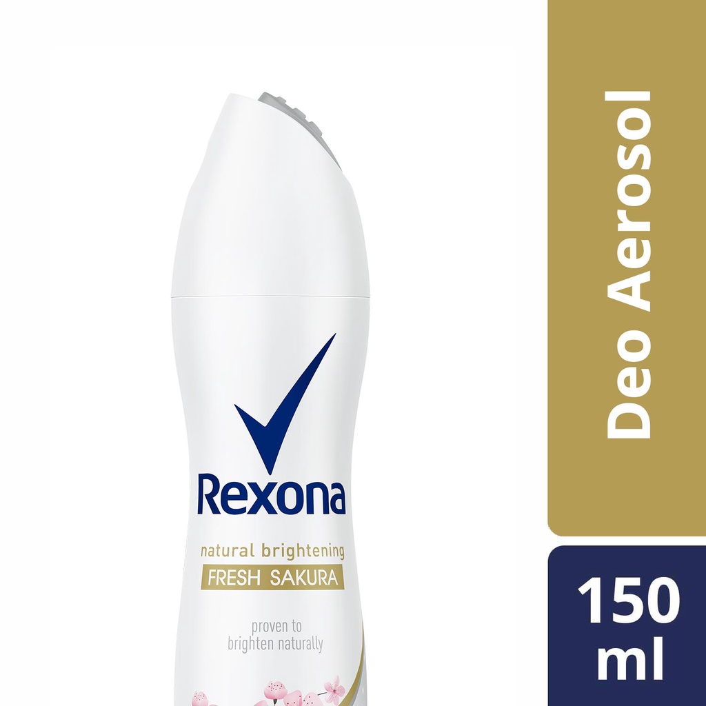 Rexona Natural Brightening Deodorant Spray Fresh Sakura 150ml | Shopee ...