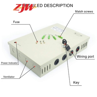 ZJW 18 Channel 12V 30A Fused Centralized Distributed Power Supply Power ...
