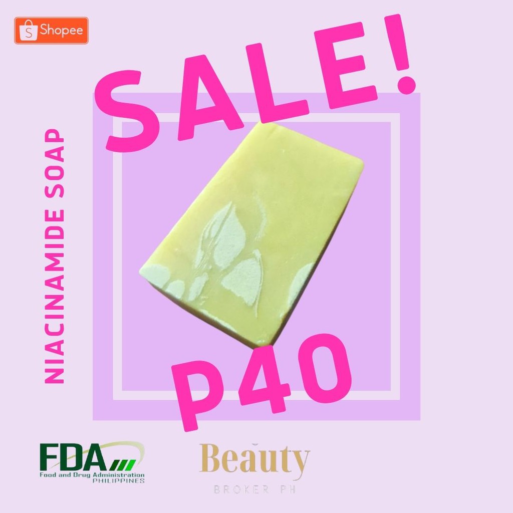 Cod Niacinamide Soap Original Underarm Whitening Whiten Dark Spot