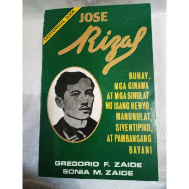CENTENNIAL BOOK JOSE RIZAL | Shopee Philippines