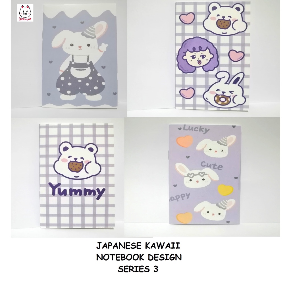 JAPANESE KAWAII NOTEBOOK DESIGN SERIES 3 | Shopee Philippines