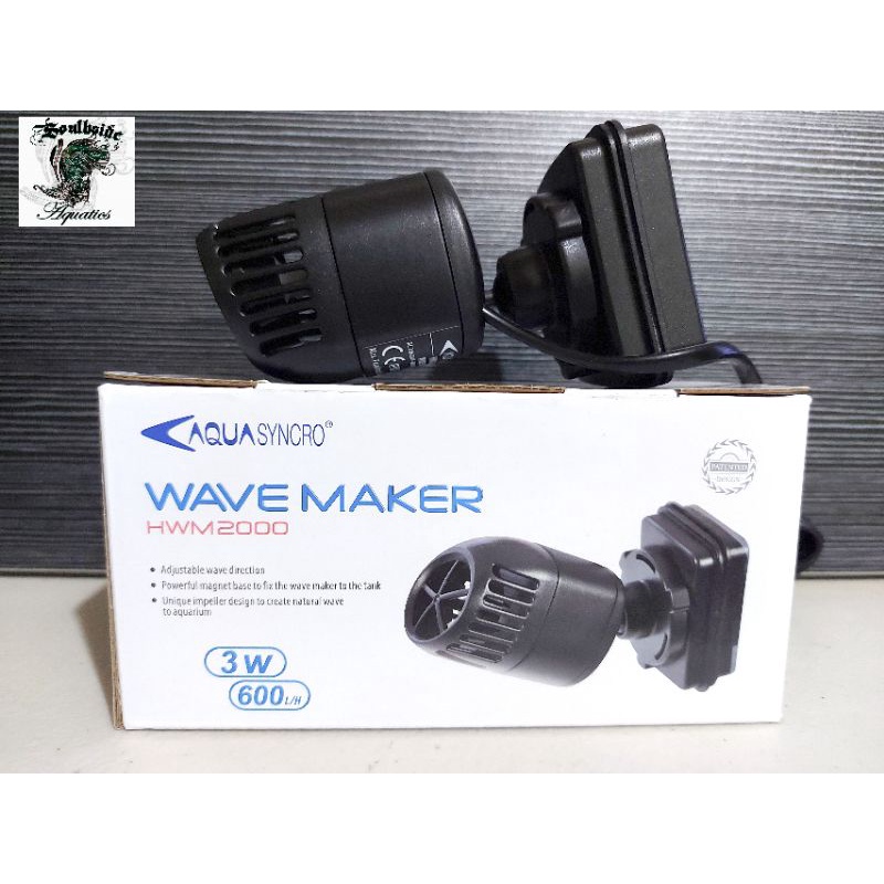 AQUASYNCRO Wave Maker HWM 2000 (600L/H 3W) | Shopee Philippines