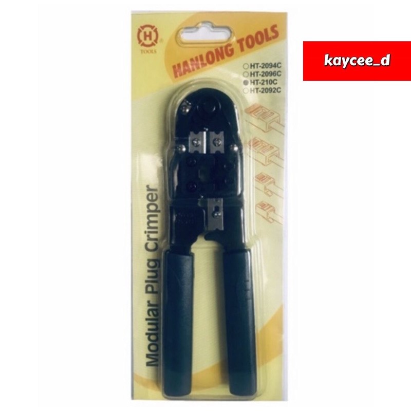 Hanlong (Taiwan) Modular Plug Crimping Tool , for 8P Modular Plug with ...