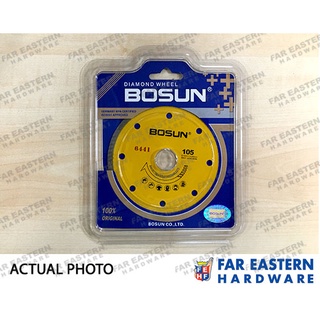 BOSUN Diamond Cutting Disc 4" Ultra Thin Turbo / Segmented | Shopee ...