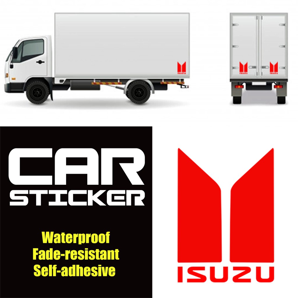 ISUZU PVC Vinyl Car Sticker (1 pc) | Shopee Philippines